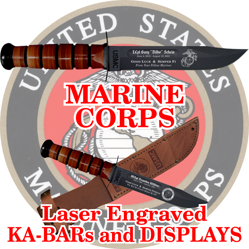 Buf's Custom Laser Engraved Ka-bars – Buf's Awards