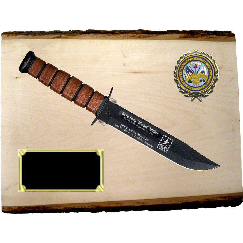 Buf's Custom Laser Engraved Ka-bars – Buf's Awards
